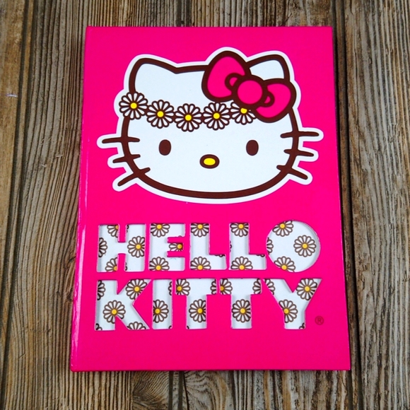 Loungefly | Office | Hello Kitty Pink Hard Cover Cut Out Journal Diary ...